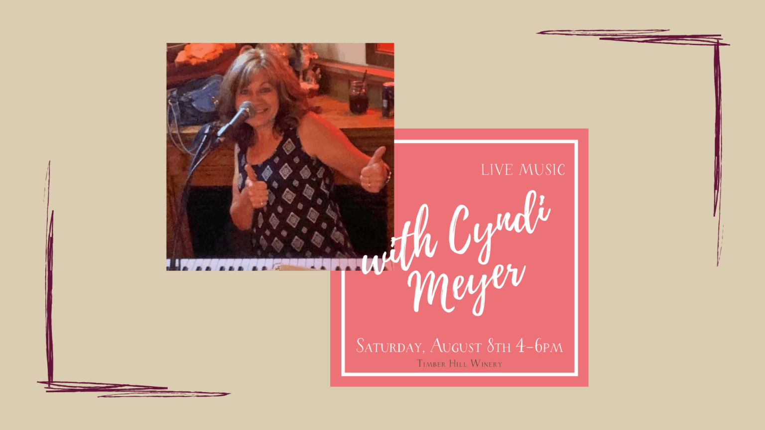 Live Music with Cyndi Meyer | Timber Hill Winery