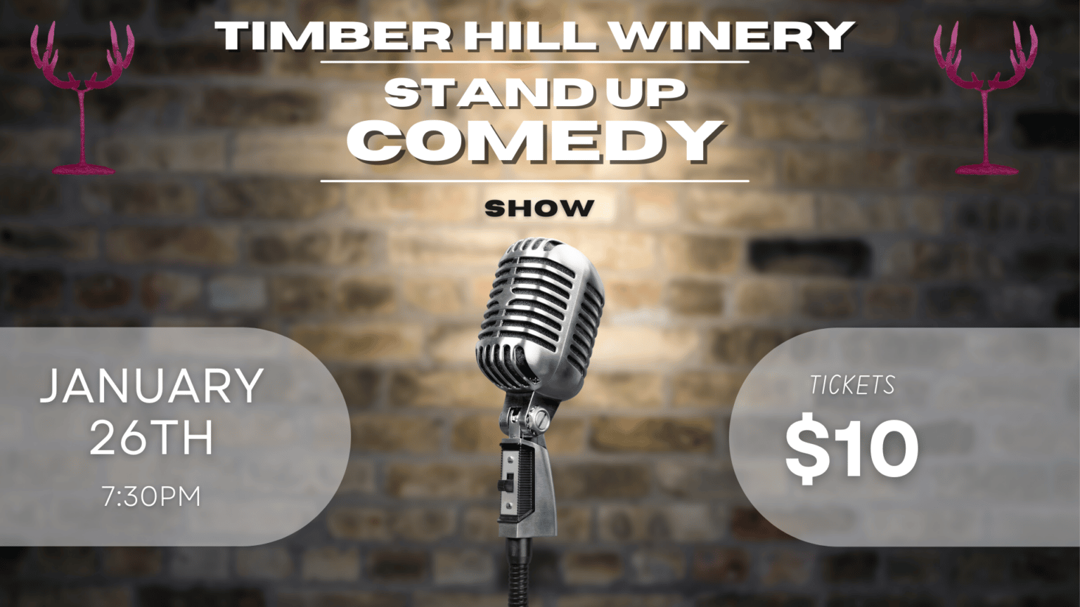 January Comedy Night | Timber Hill Winery